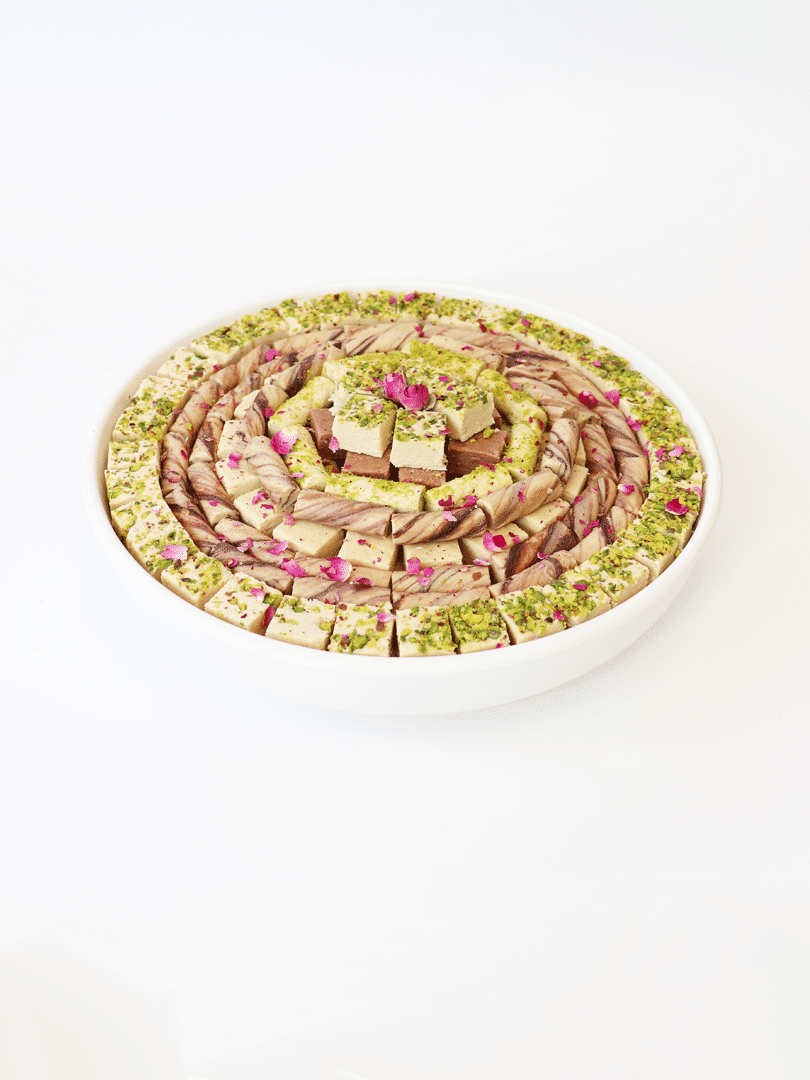 Plate Contains Assorted Rahash - Chocolate Designers LLC