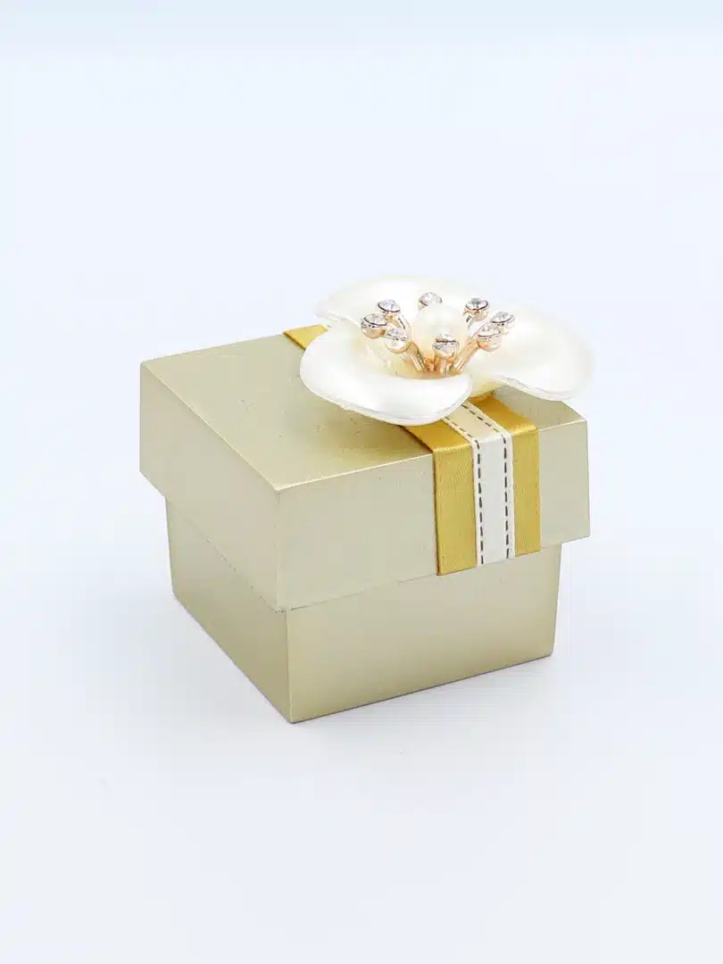 Acrylic Golden Box - Chocolate Designers LLC
